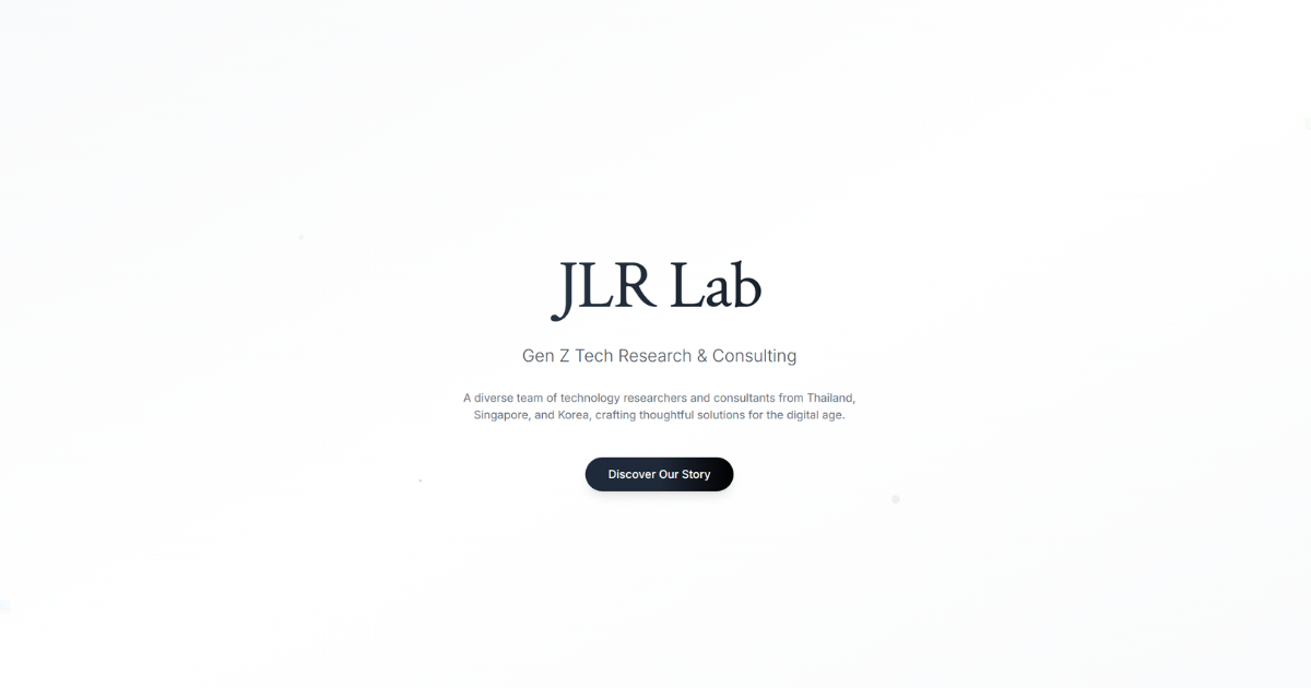 JLR Lab - Gen Z Tech Research & Consulting Team